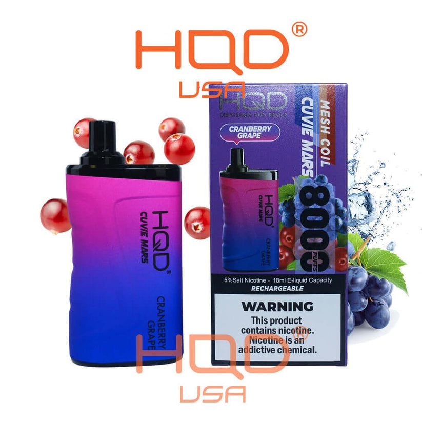 HQD Cuvie Mars 8000 Disposable Vape – HQD Tech USA